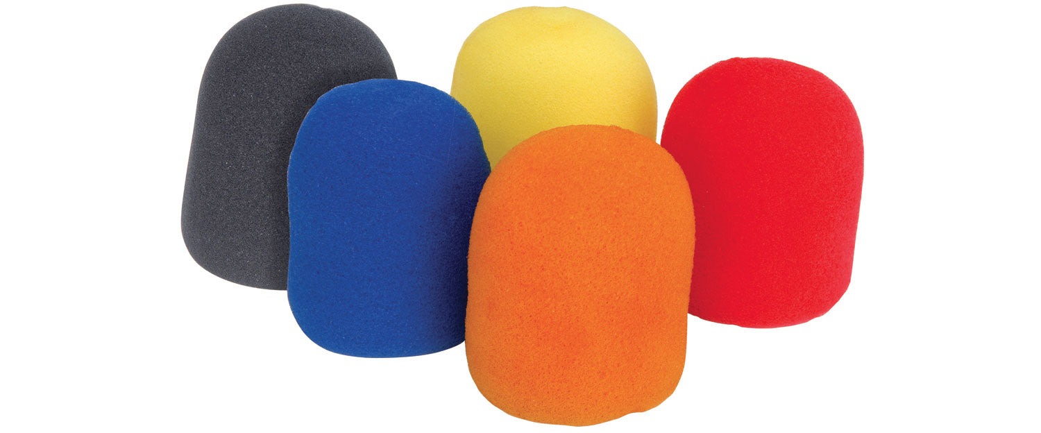 Chord Microphone Shields 5 Pack - Multicolour – Lisburn Music Centre Shop